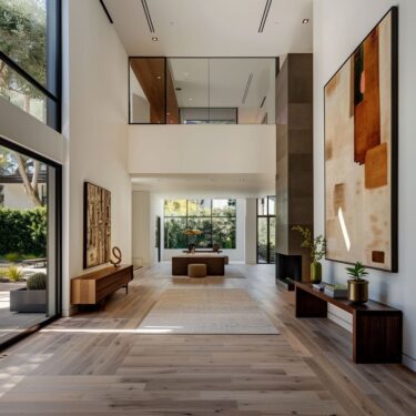 Modern House Interior Design: Zones and Structural Elements