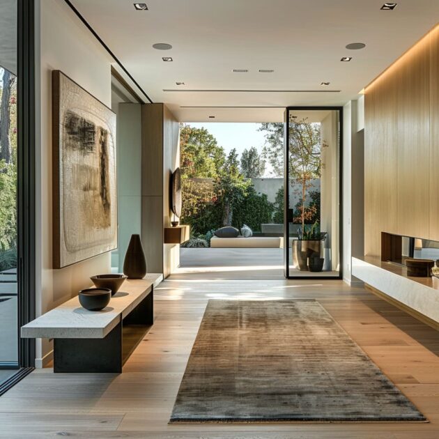 Modern House Interior Design: Zones and Structural Elements