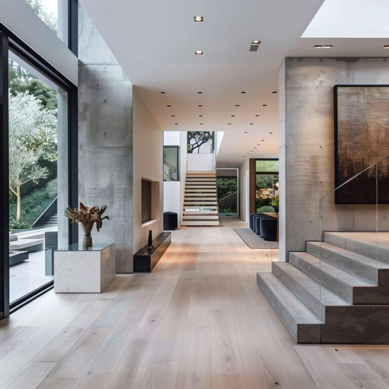 Modern House Interior Design: Zones and Structural Elements