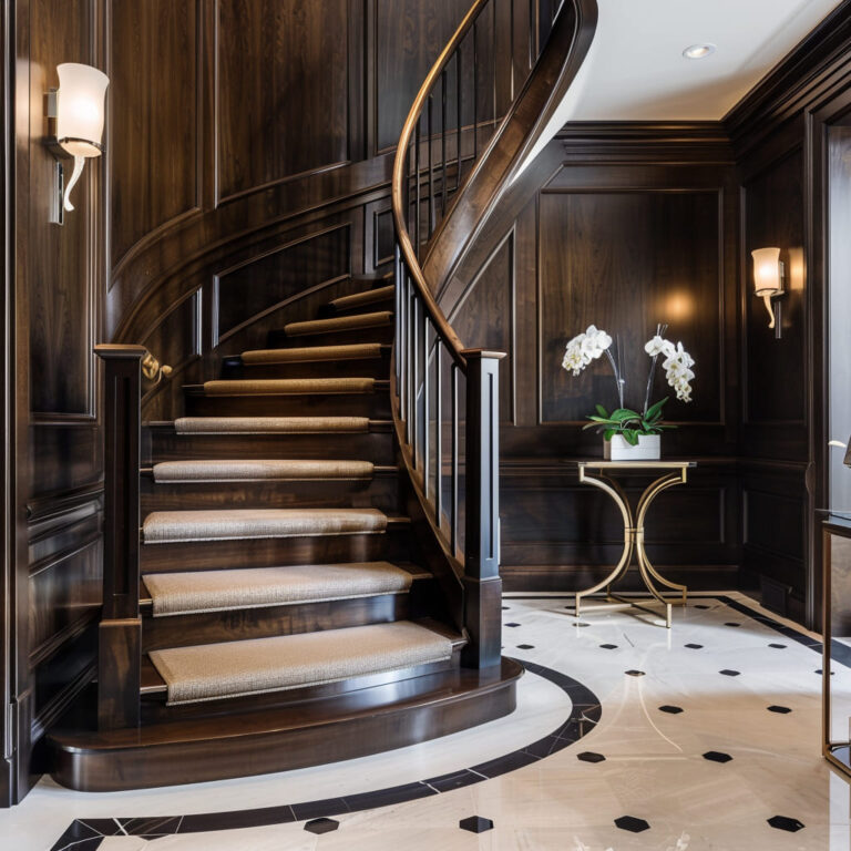 Top Luxury Staircase Design Ideas for Modern Mansions | FH