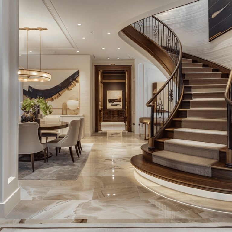 Top Luxury Staircase Design Ideas for Modern Mansions | FH