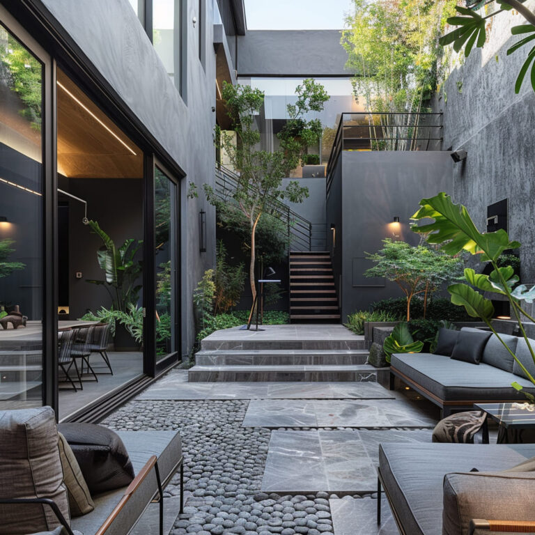 Modern Backyard Design Ideas for Low-Maintenance, No Grass