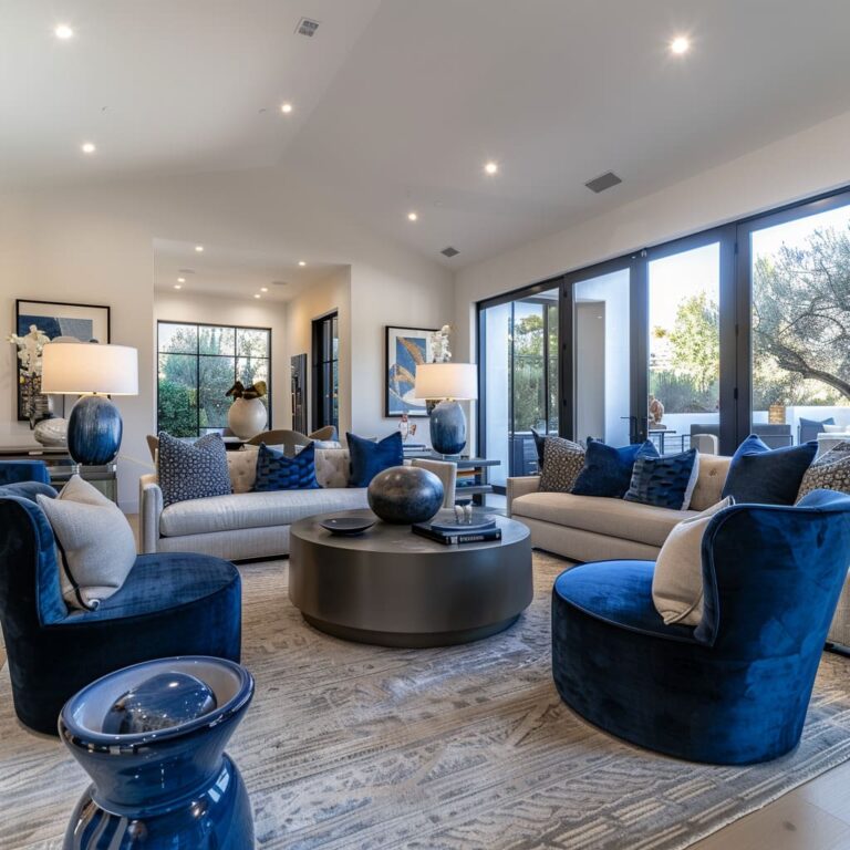 A Guide to Stylish Blue Living Room Ideas for a Modern Home