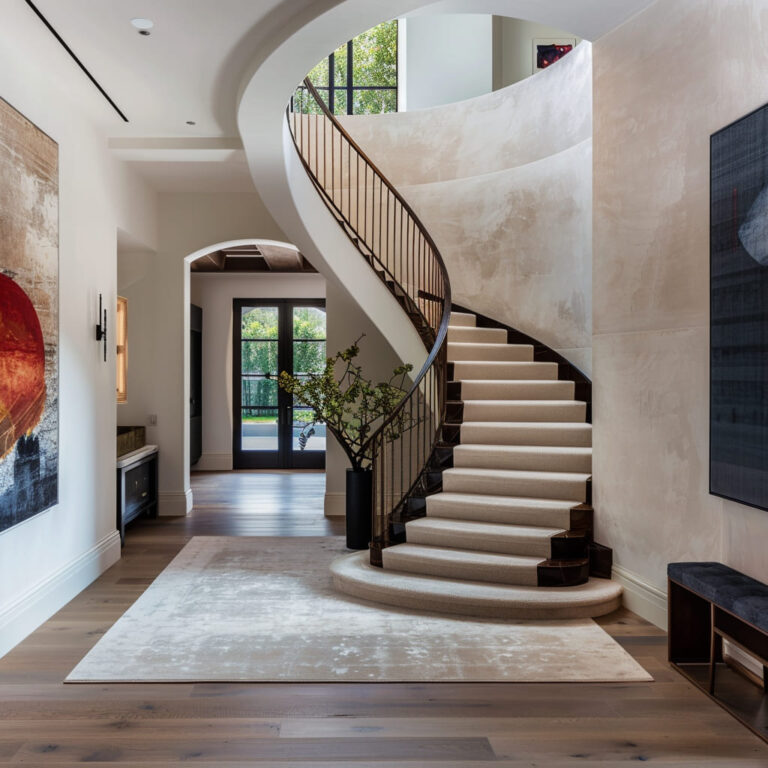 Top Luxury Staircase Design Ideas for Modern Mansions | FH