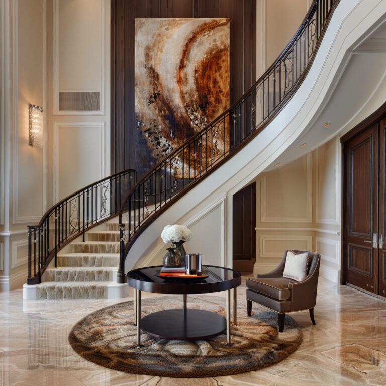 Top Luxury Staircase Design Ideas for Modern Mansions | FH