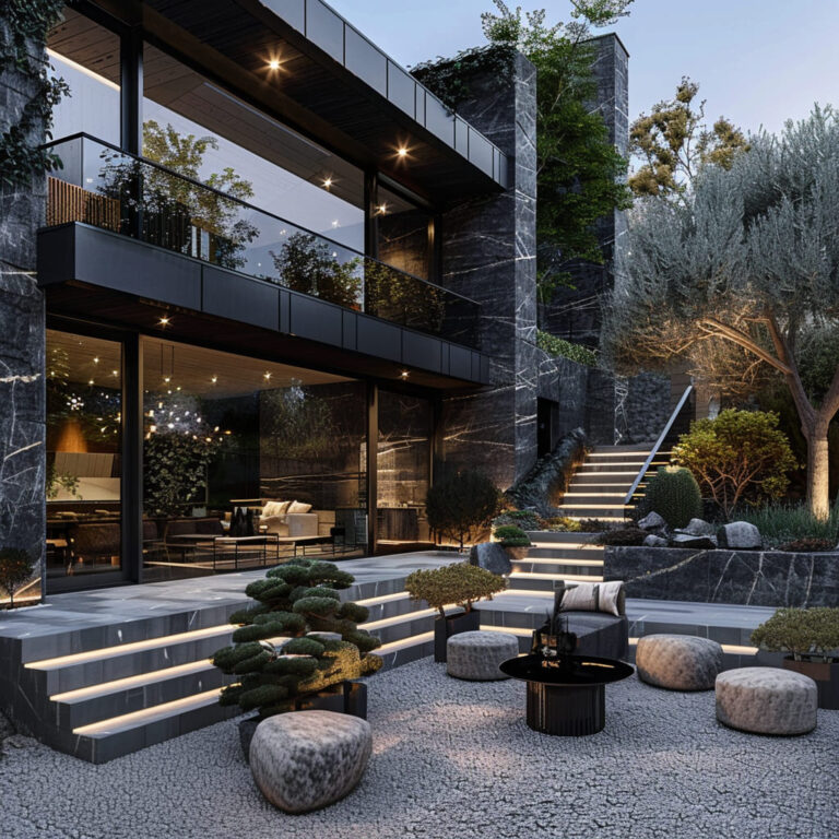 Modern Backyard Design Ideas for Low-Maintenance, No Grass