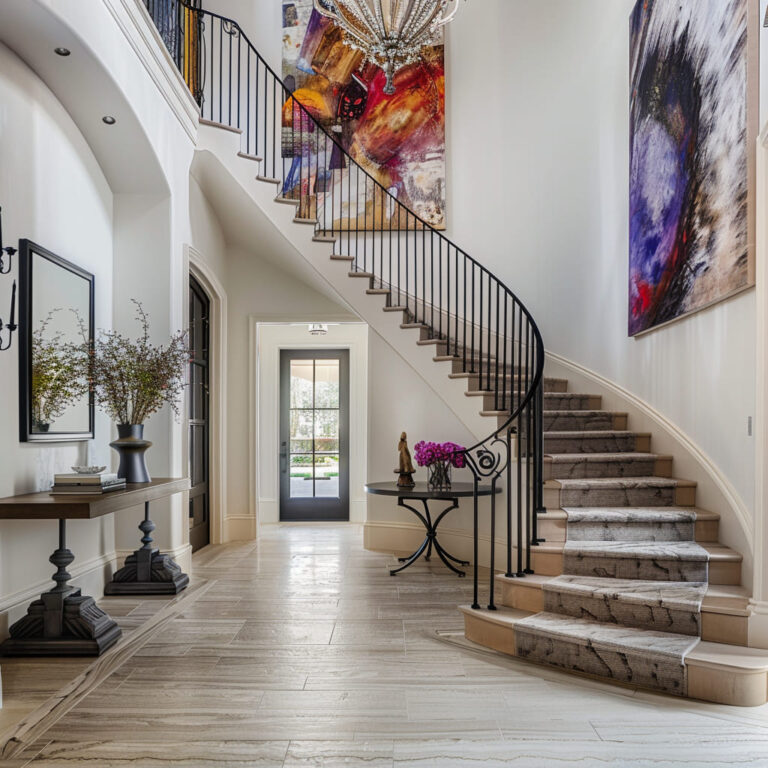 Top Luxury Staircase Design Ideas for Modern Mansions | FH