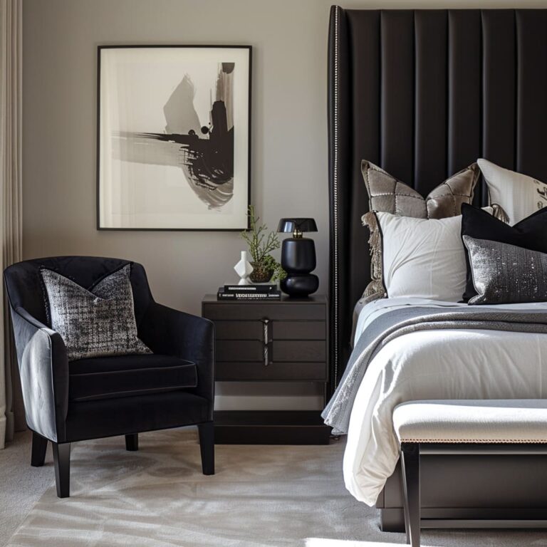 How to Style a Black Bedroom: Decor Ideas for a Bold Space