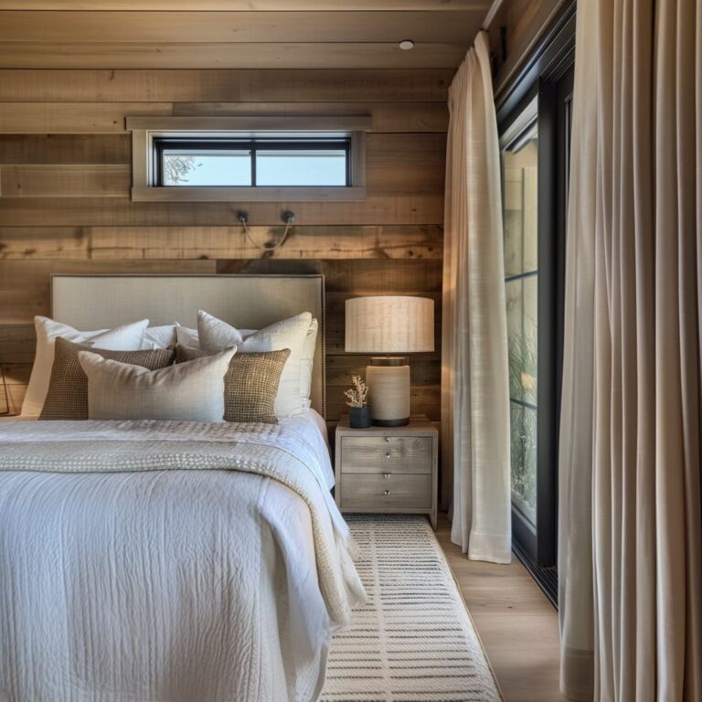 Modern Rustic Farmhouse Master Bedroom Design Ideas