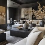 Design Ideas for a Living Room with a Grey Sofa and Decor