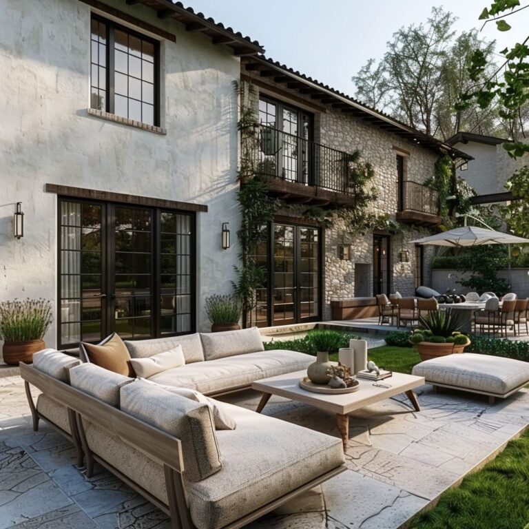 So Cozy Farmhouse Style Backyard Design Ideas for US Houses