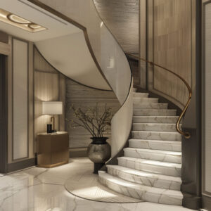 Top Luxury Staircase Design Ideas for Modern Mansions | FH