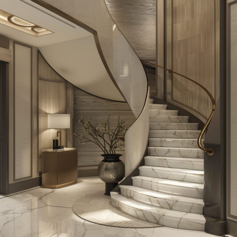 Top Luxury Staircase Design Ideas for Modern Mansions | FH