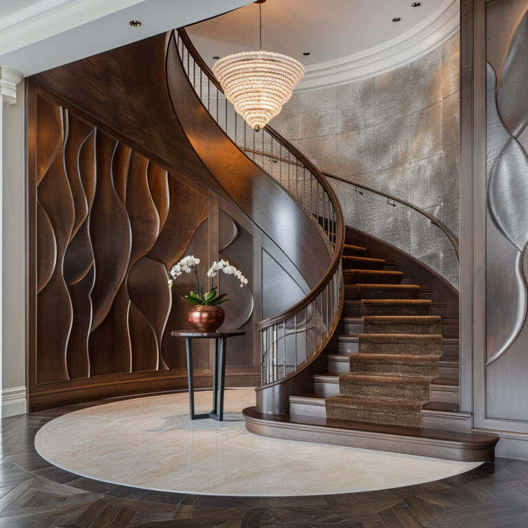 Top Luxury Staircase Design Ideas for Modern Mansions | FH