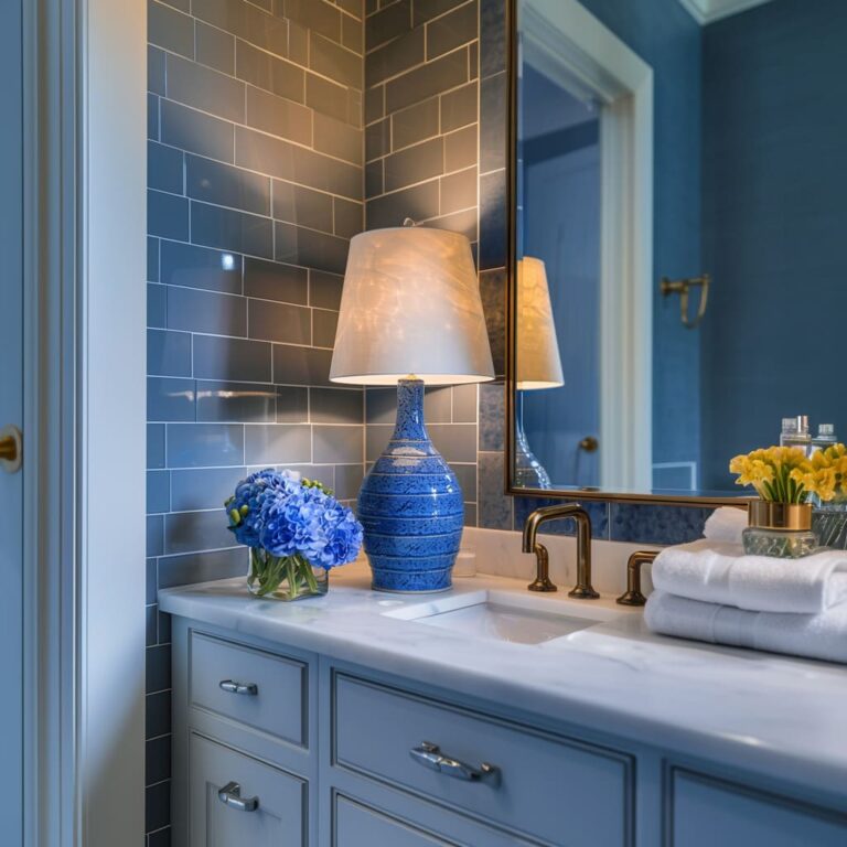 Full Guide to Small Blue Bathroom Ideas and Accessories | FH