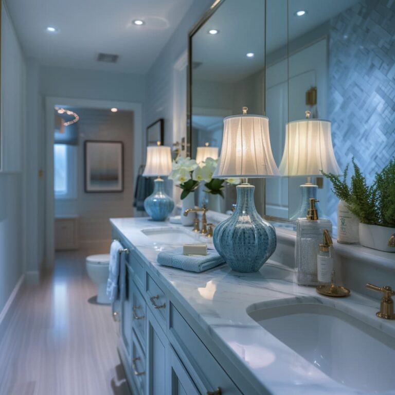 Full Guide to Small Blue Bathroom Ideas and Accessories | FH