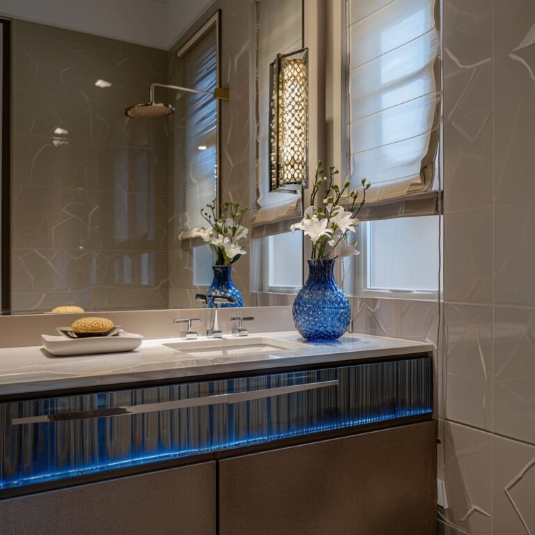Full Guide to Small Blue Bathroom Ideas and Accessories | FH