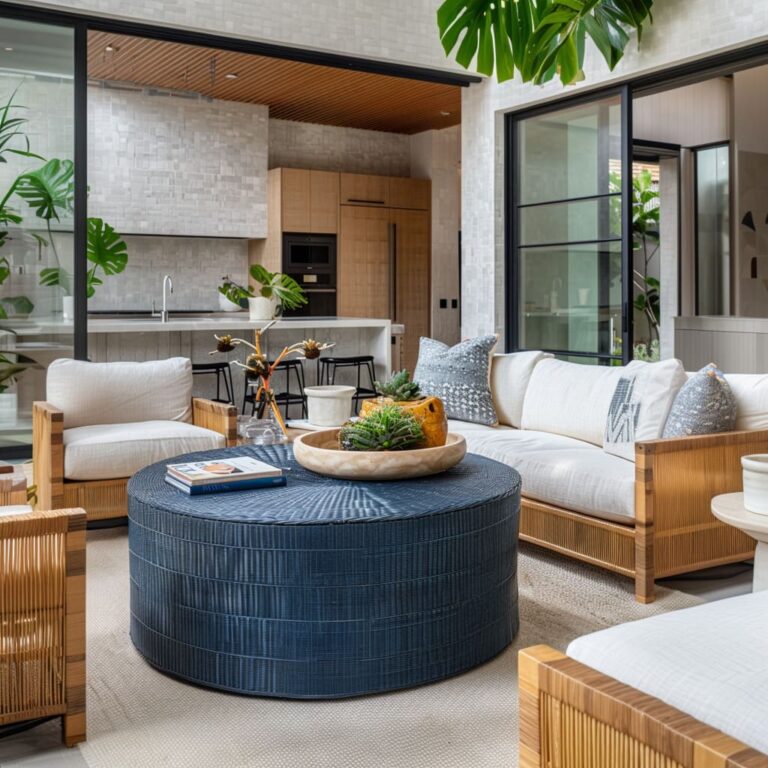 Stylish Rattan Furniture Accents for Your Living Room