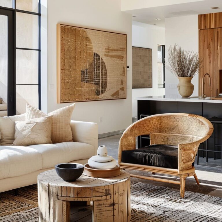 Stylish Rattan Furniture Accents for Your Living Room