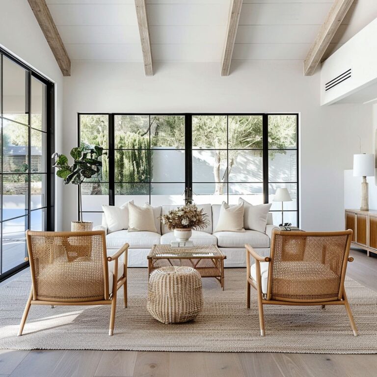 Stylish Rattan Furniture Accents for Your Living Room