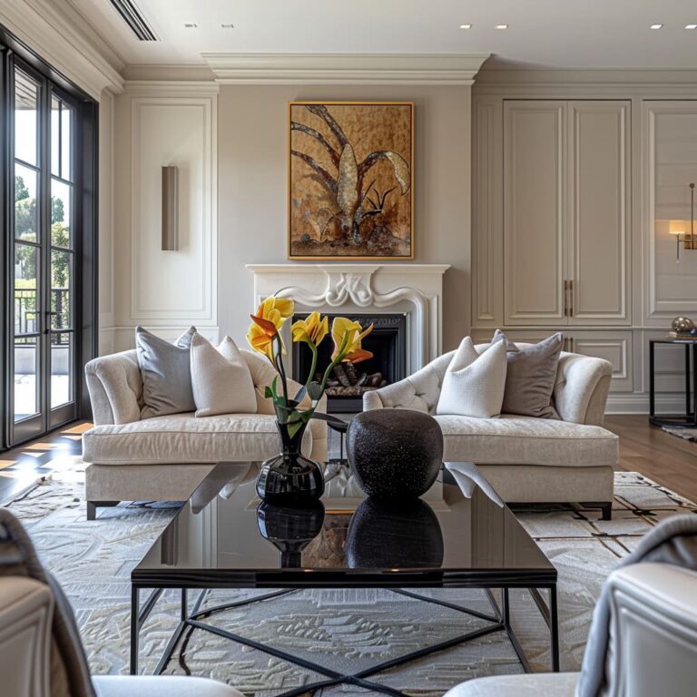 Revamping a Living Room with Transitional Style Ideas | FH