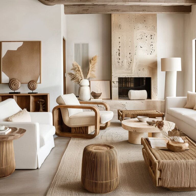 Stylish Rattan Furniture Accents for Your Living Room