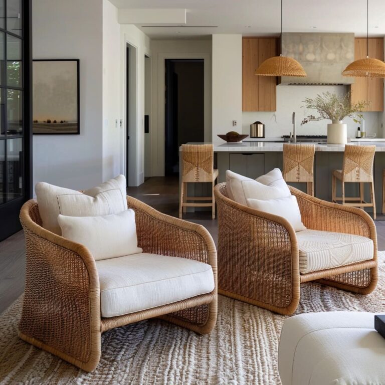 Stylish Rattan Furniture Accents for Your Living Room