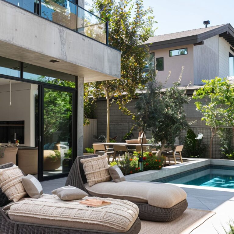 Backyard Design Ideas in Japandi and Scandinavian Styles