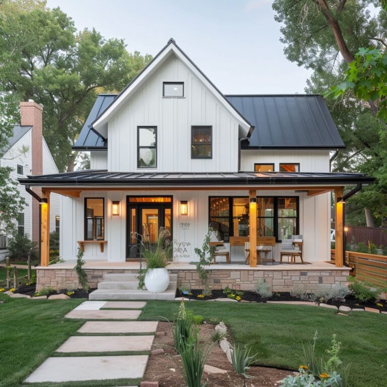 How to Renovate a Typical American House with Stylish, Beautiful Modern ...