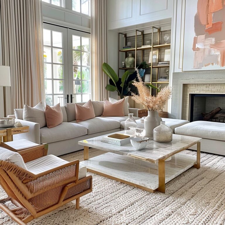 Supremely Stylish Living Room Ideas with Rattan Furniture