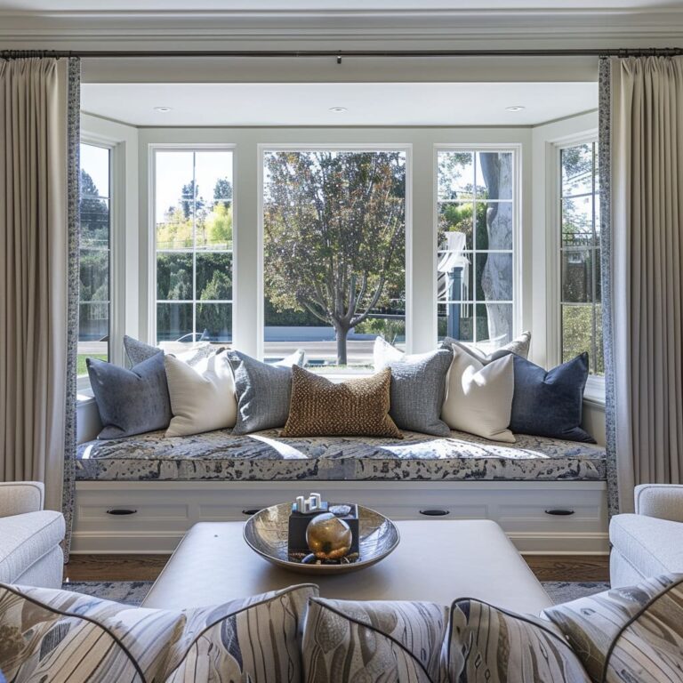Bay Window Seat design Ideas for Benches at Windows | FH
