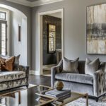 How Grey Hues and Luxe Finishes Create a Classy Living Room