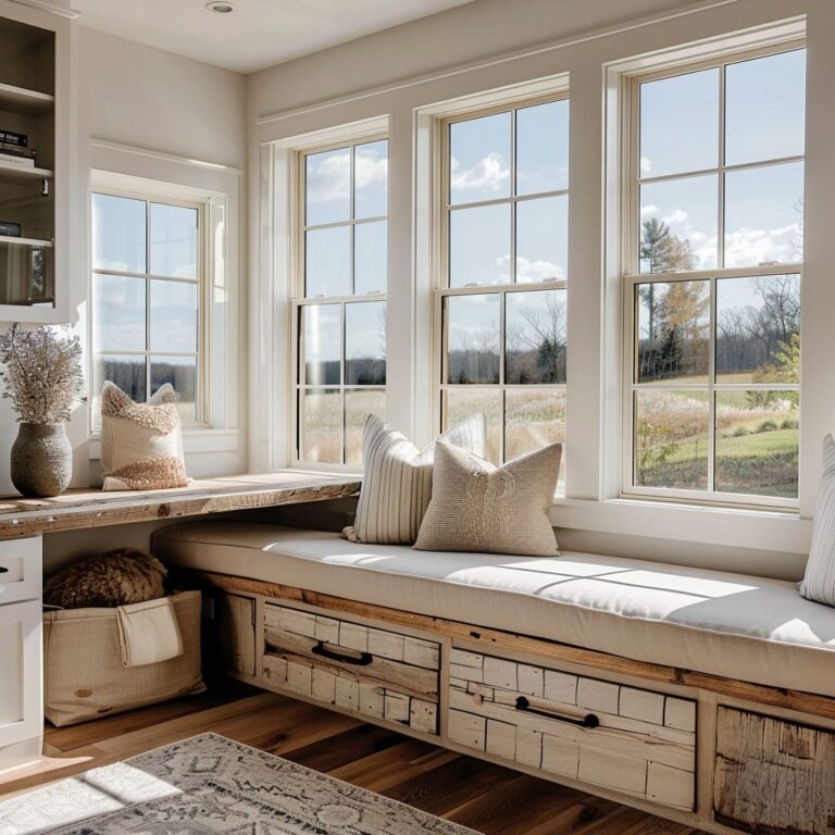 Bay Window Seat design Ideas for Benches at Windows | FH
