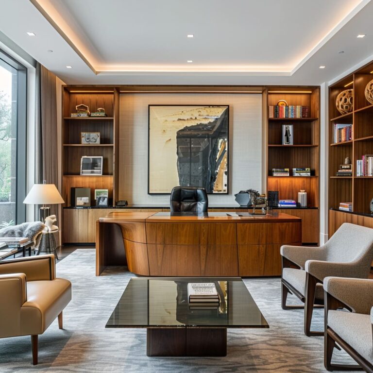 The Latest Trends in Modern Luxury CEO Office Design | FH
