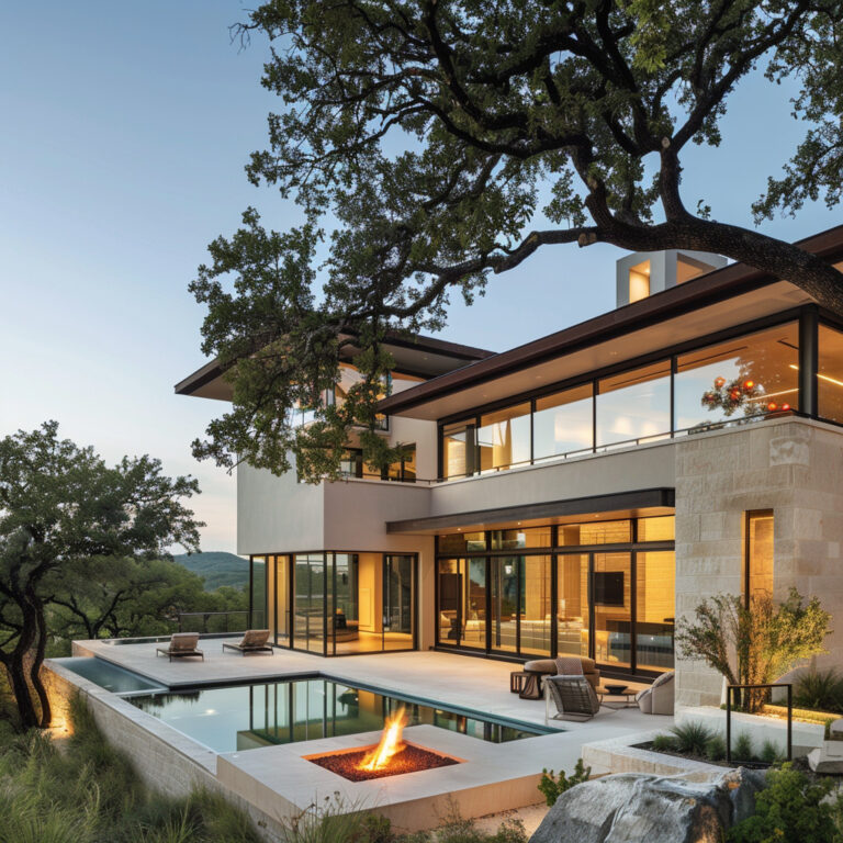 Blending Modern and Rustic Styles for Open-Plan Homes | FH