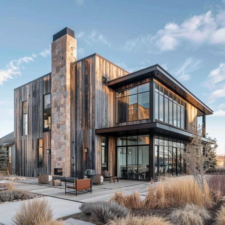 Modern Architectural Masterpieces with Wood, Metal, Glass