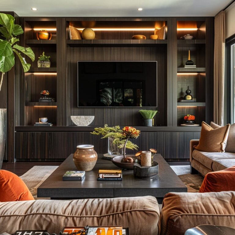 From Espresso to Mocha-Inspired Shades for Living Rooms | FH