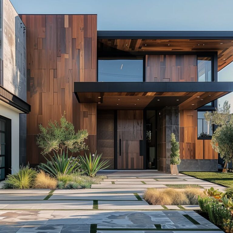 Modern Architectural Masterpieces with Wood, Metal, Glass