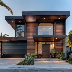 Modern Architectural Masterpieces with Wood, Metal, Glass