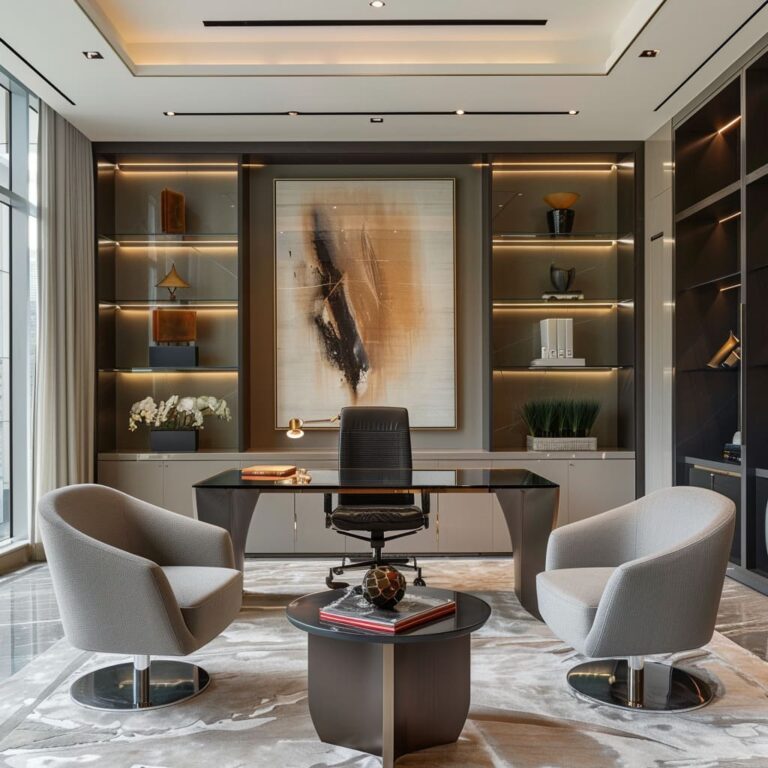 The Latest Trends in Modern Luxury CEO Office Design | FH