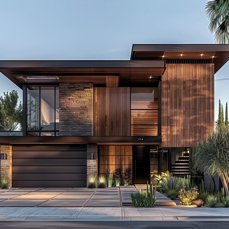 Modern Architectural Masterpieces with Wood, Metal, Glass