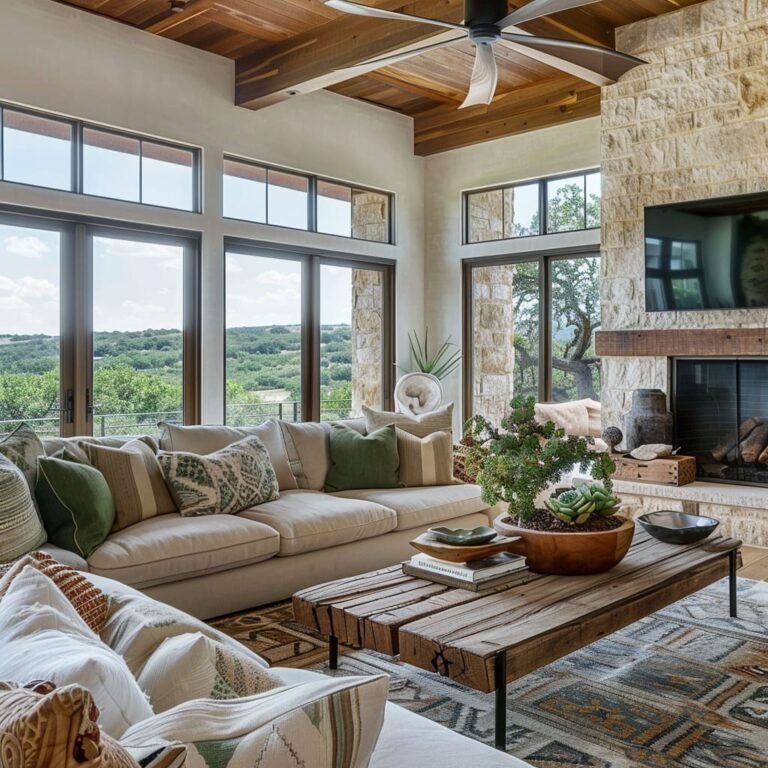 Harmonious Living Design: Modern Elegance and Natural Warmth