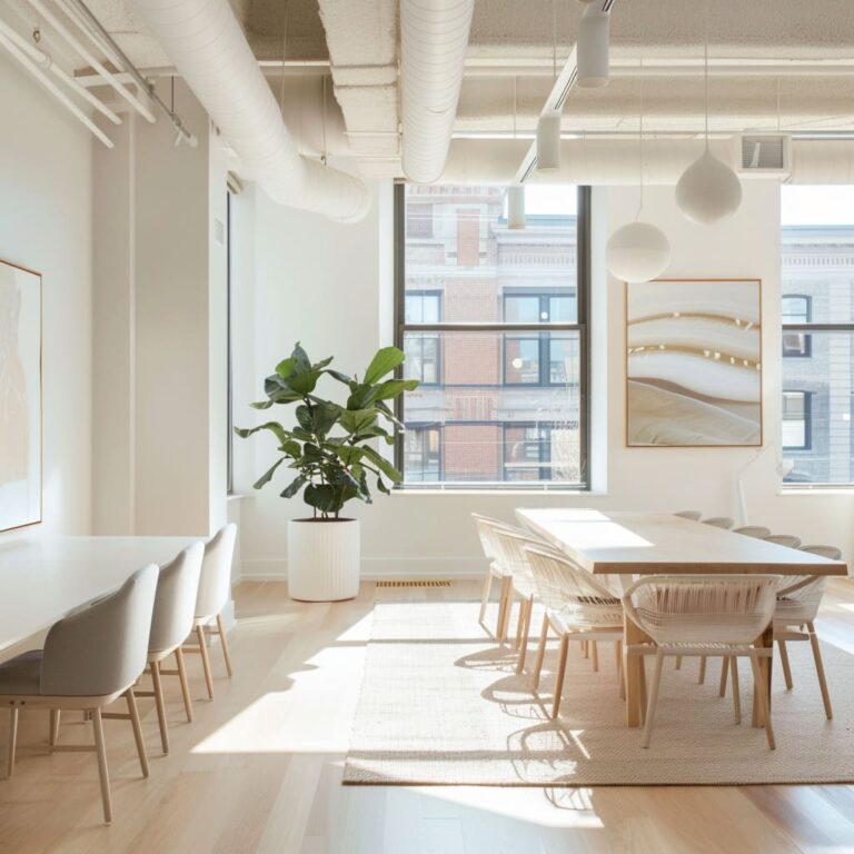 Want a Calm Workspace? Try Scandi Minimalist Office Ideas