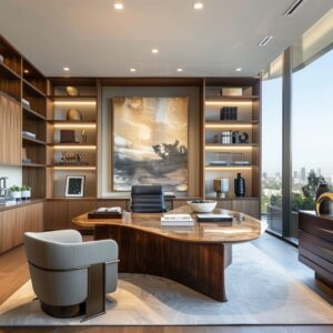 The Latest Trends in Modern Luxury CEO Office Design | FH