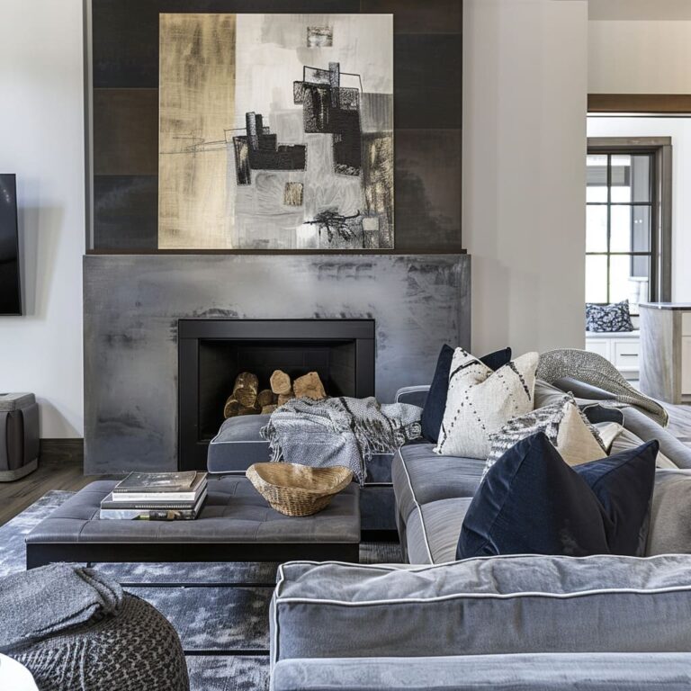 How Grey Hues and Luxe Finishes Create a Classy Living Room