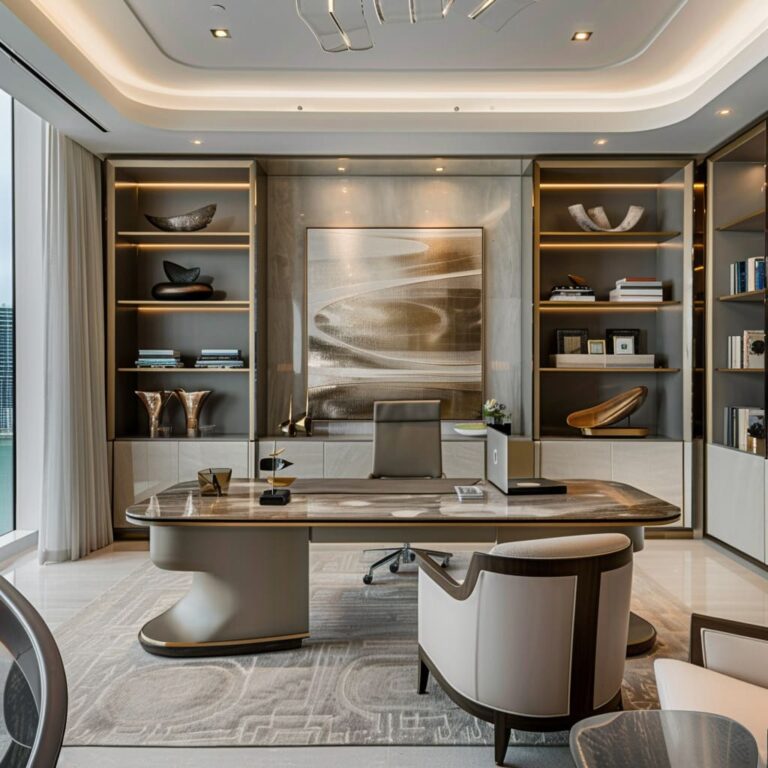 The Latest Trends in Modern Luxury CEO Office Design | FH