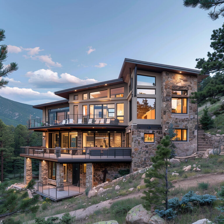 Blending Modern and Rustic Styles for Open-Plan Homes | FH