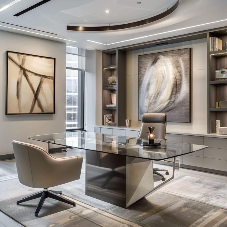 The Latest Trends in Modern Luxury CEO Office Design | FH