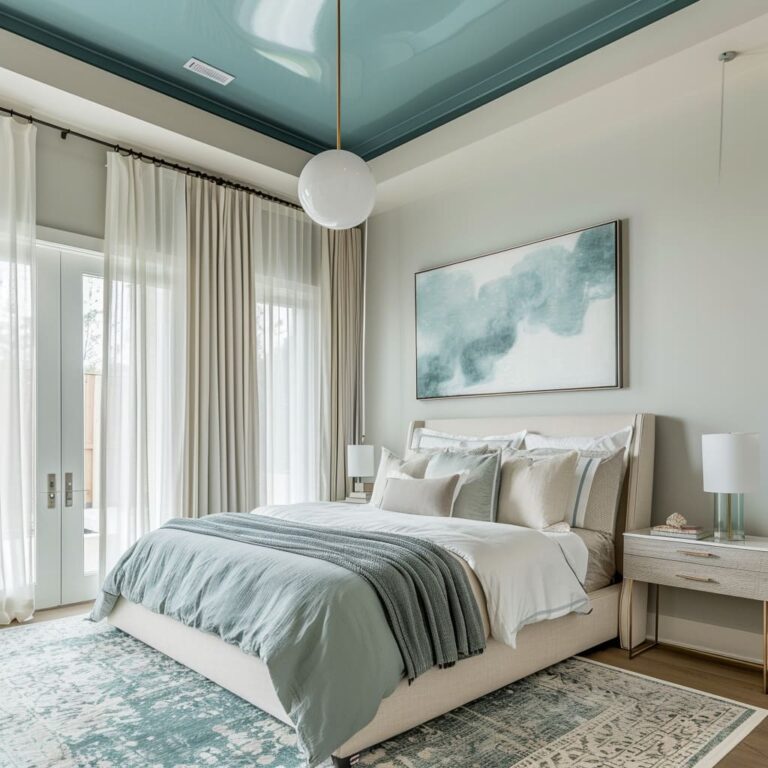 Budget Home Makeover: Bold Ceiling Colors for Instant Style