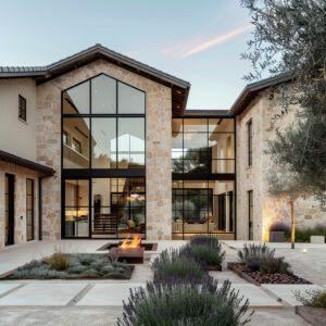 Blending Modern and Rustic Styles for Open-Plan Homes | FH